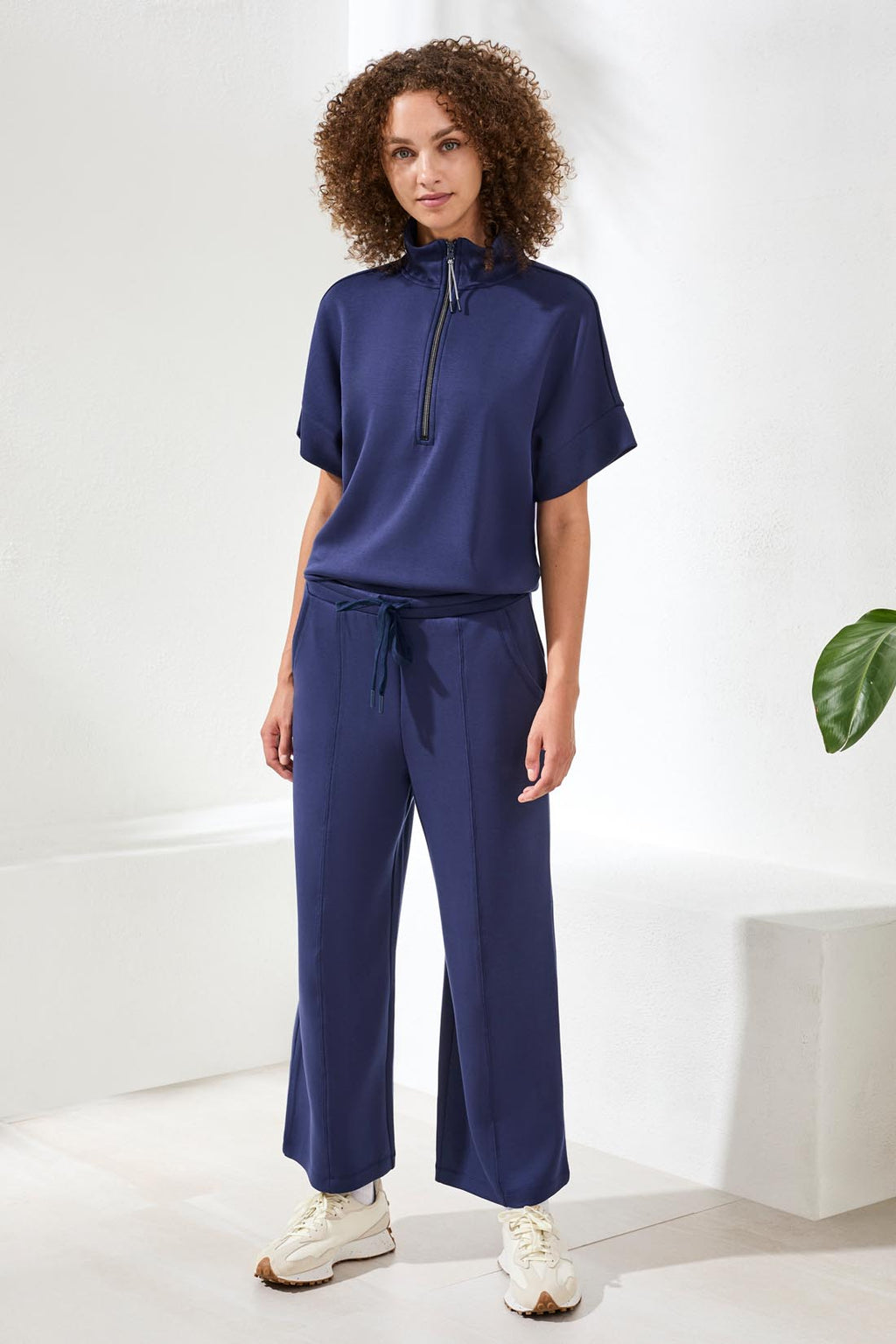 Techno Lux Scuba Pants with Waistband-Jet blue – Tribal® Fashion